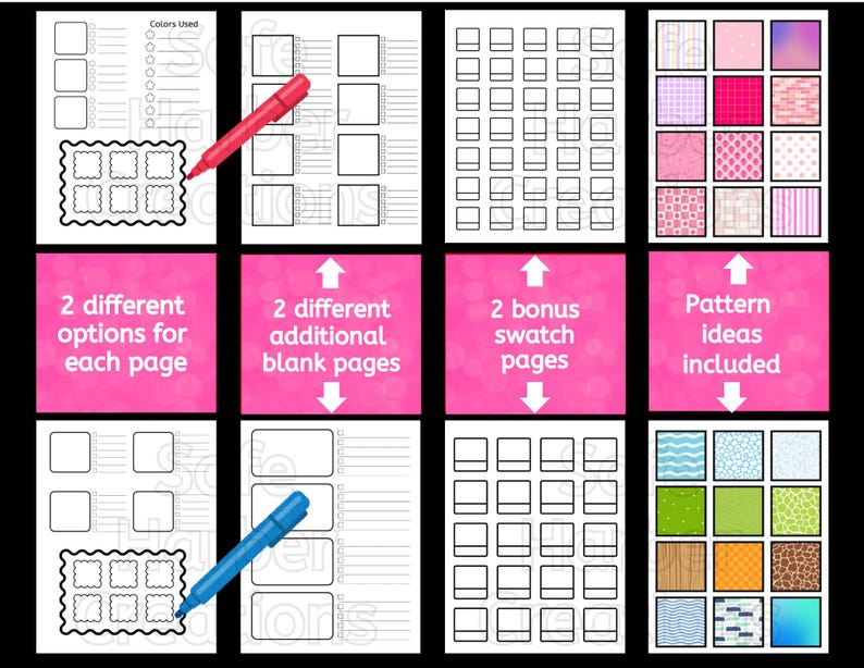 Coloring Practice, Pattern Practice, Color, Shade, Create. 20 + Pages ...