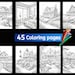 Cape Cod Home Coloring Pages, Instant Download, Printable, House ...
