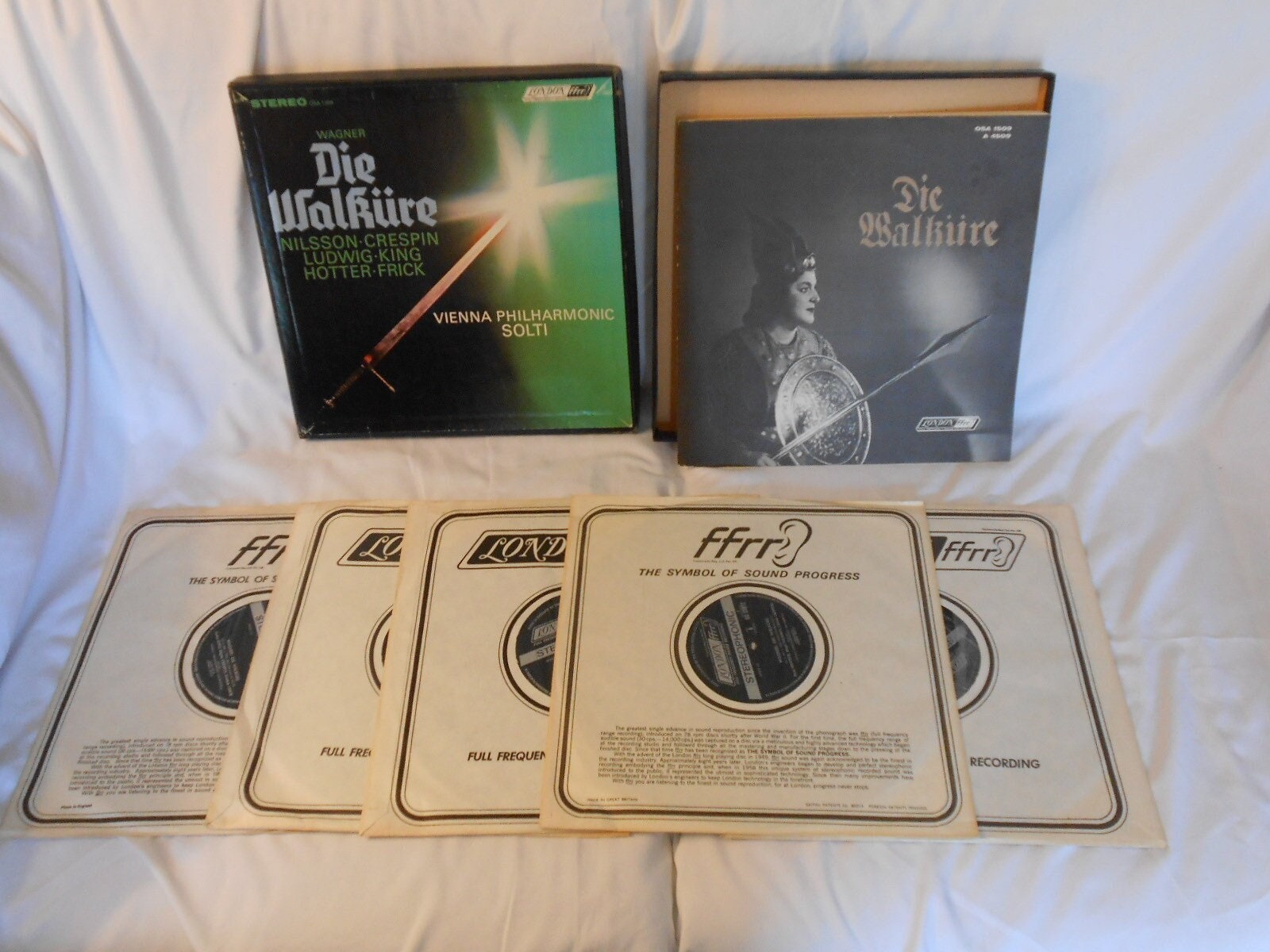 Richard WAGNER Die Walküre Boxset 5x LP Records Huge Libretto, by ...