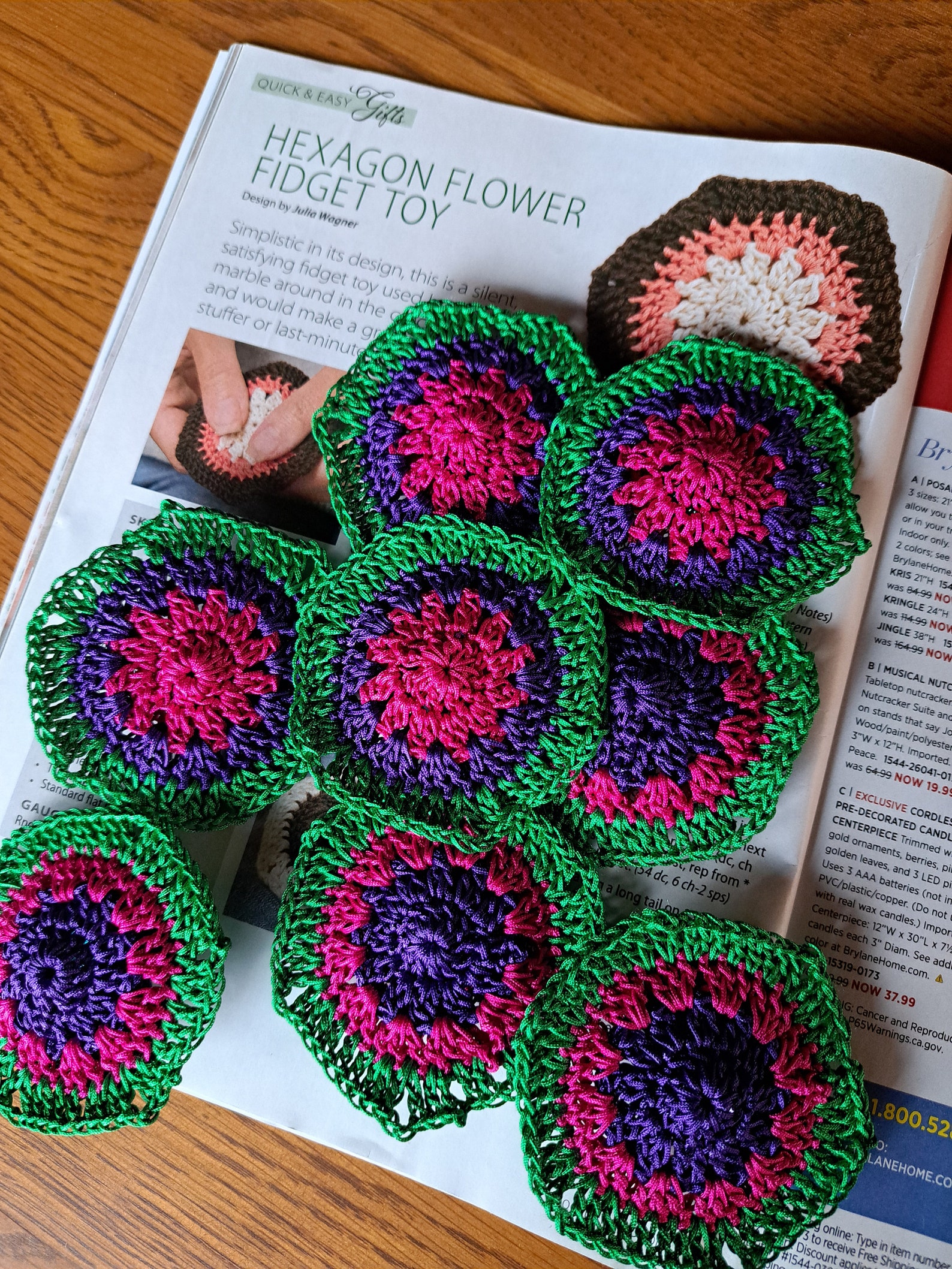 Hexagon Flower Fidget Toy - Etsy