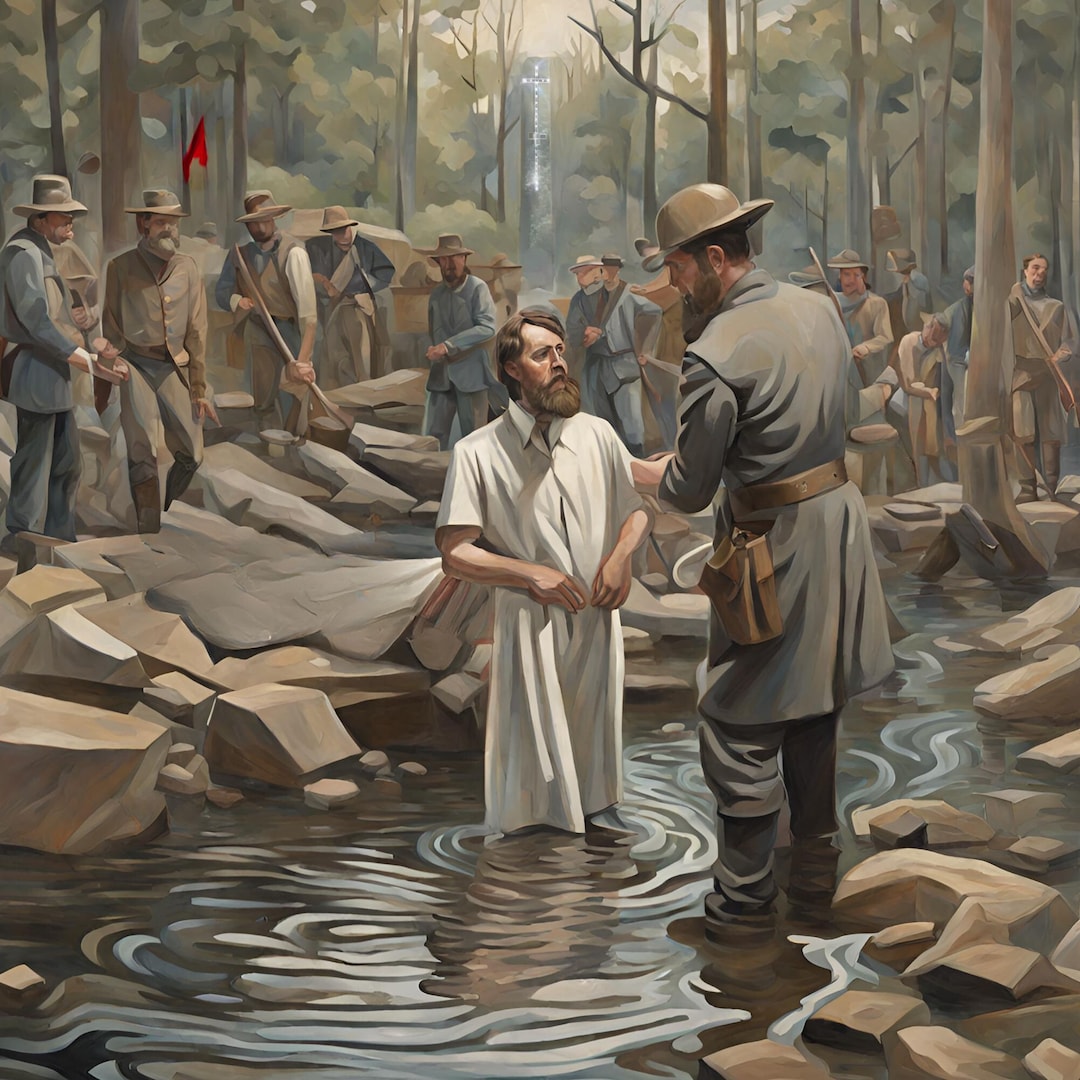 Soldier's Baptism (a.i. Art) - Etsy