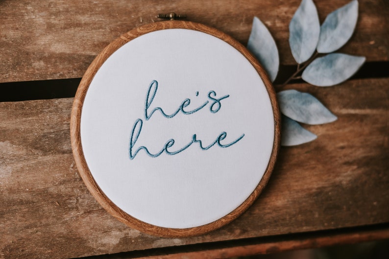 She's Here Newborn Hospital Sign He’s Here Baby Sign Twin Hospital ...