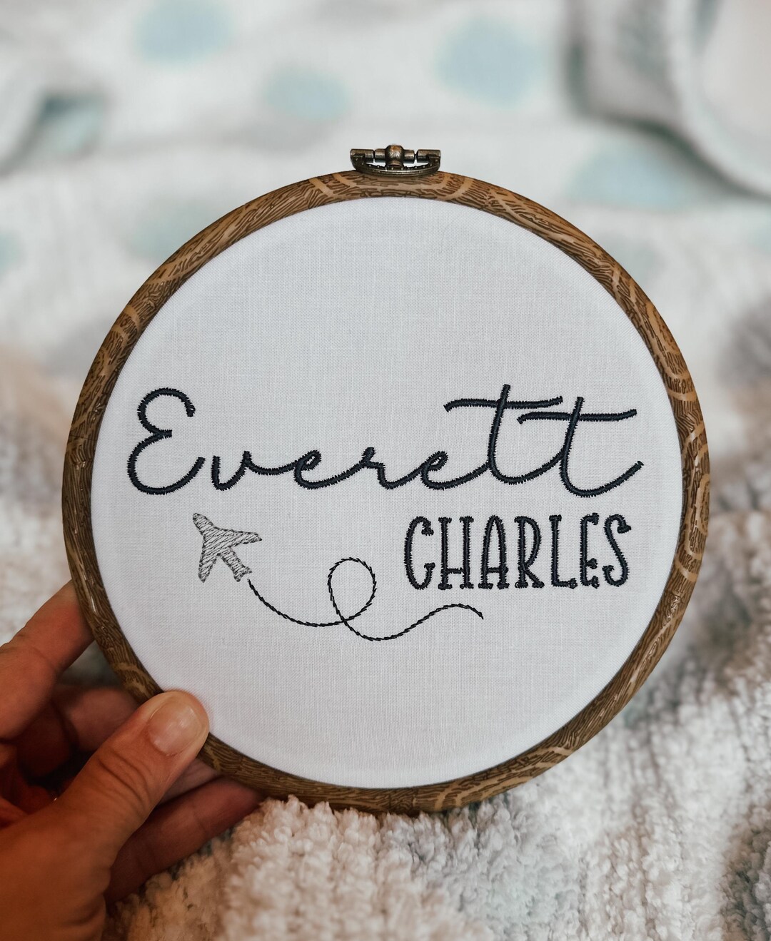 Newborn Name Sign With Airplane for Hospital Name Sign Newborn Name ...