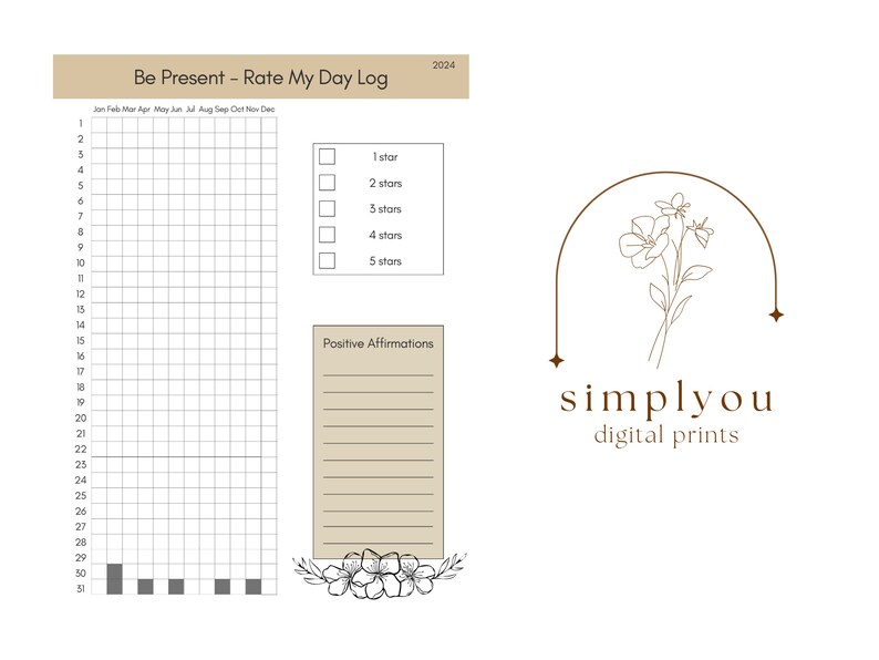 NEW Color-coded Daily Logs! 5 Printable Logs Including an Exercise Log ...