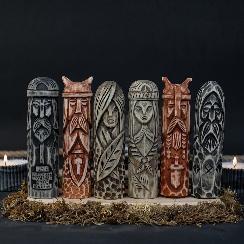 Pagan Wall Statue - Etsy