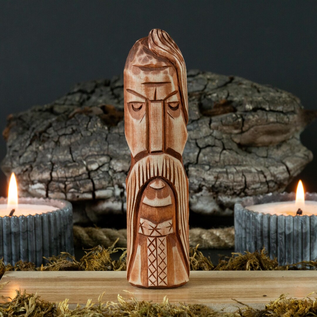 Red Cossack Commander Figurine 5.7 Inch Hand-carved Wooden Totem of ...