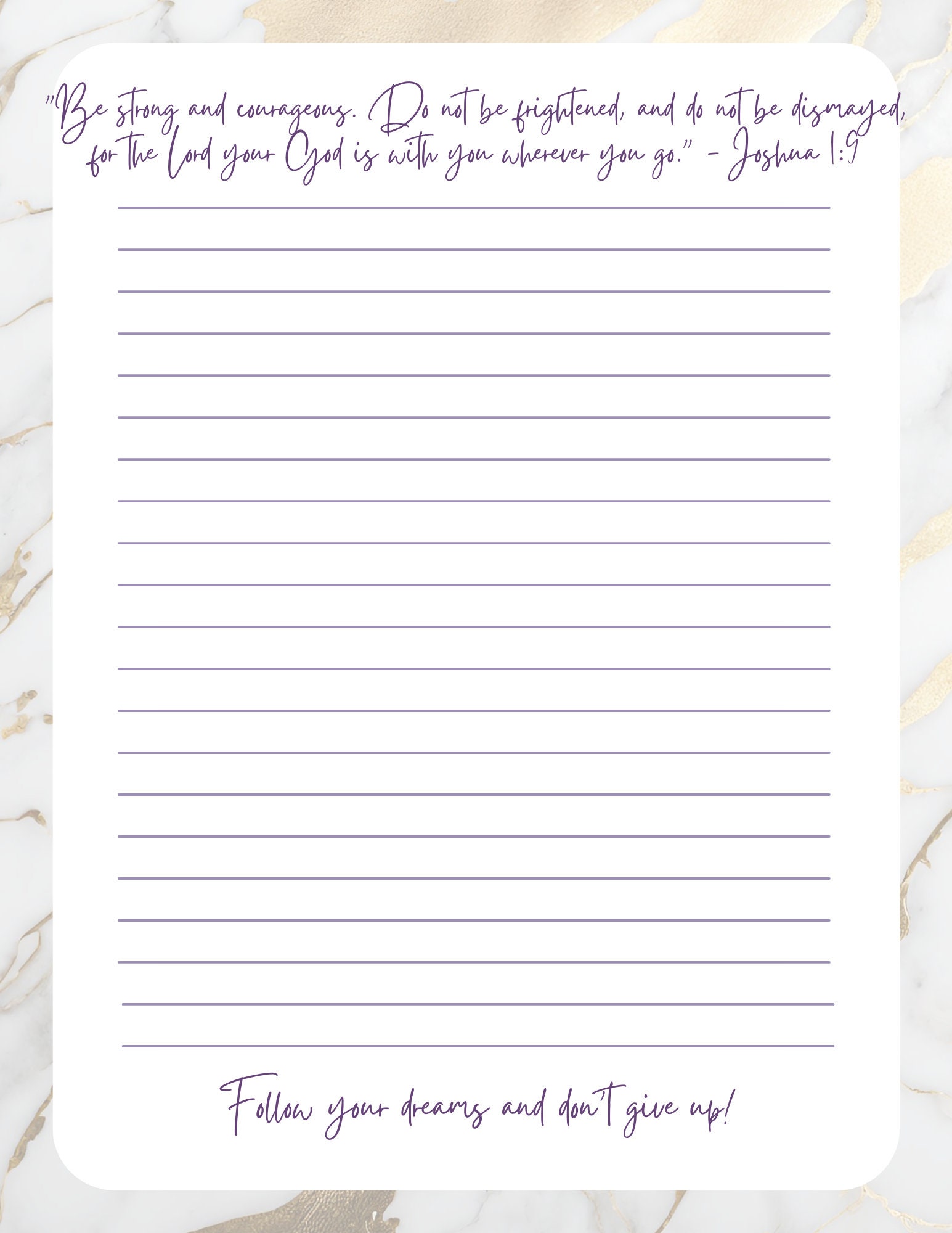 Gold Marble Journal GRATITUDE Scriptures A-Z Daily Journal RELIGIOUS ...