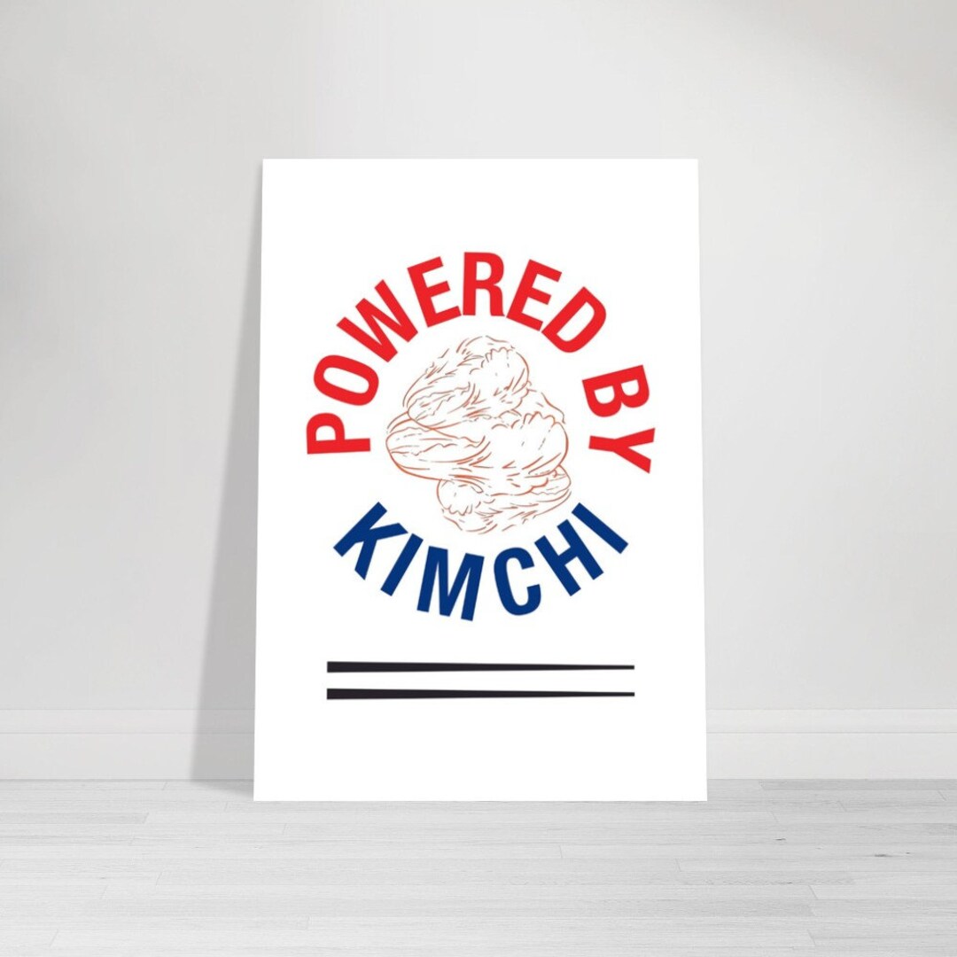 Kimchi Print Kimchi Gift Korean Food Lover South Korea Korea Fashion ...