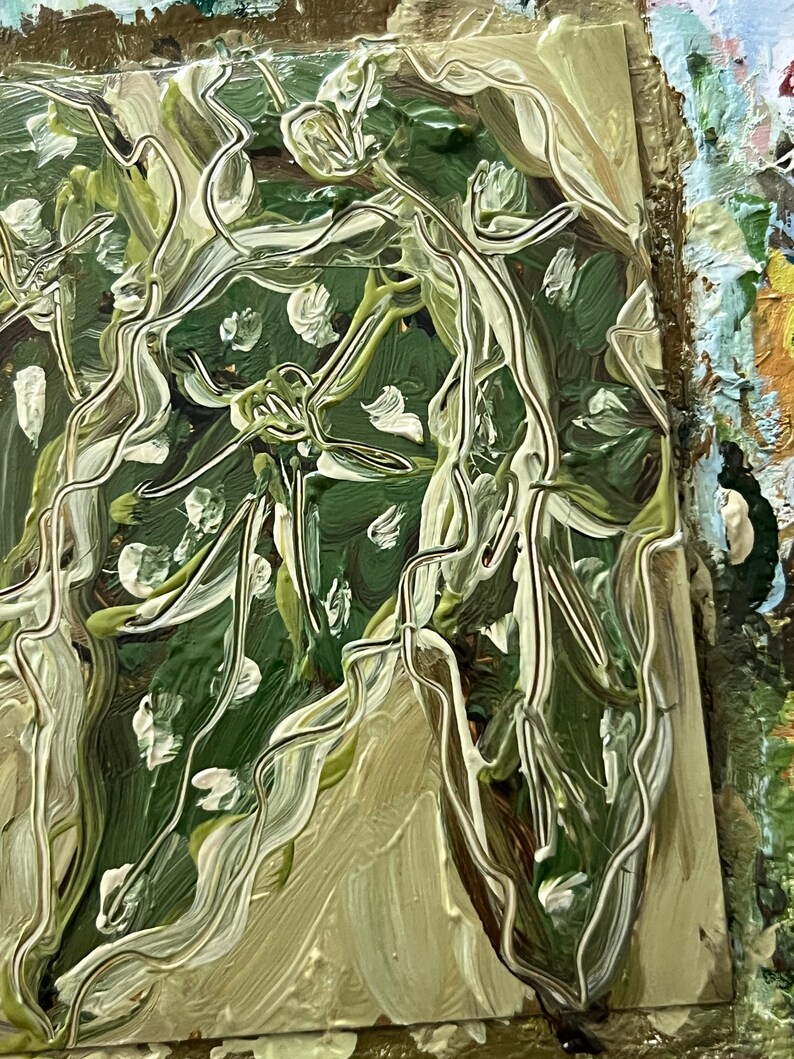 Begonia Maculata Painting Houseplant Art Small Begonia Oil Painting ...