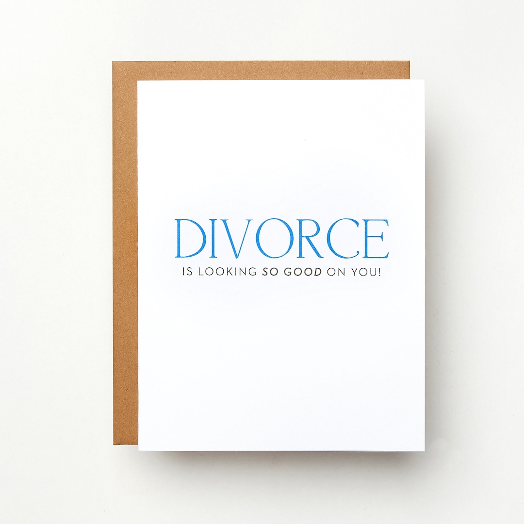 Divorce is Looking so Good on You Card Encouragement - Etsy
