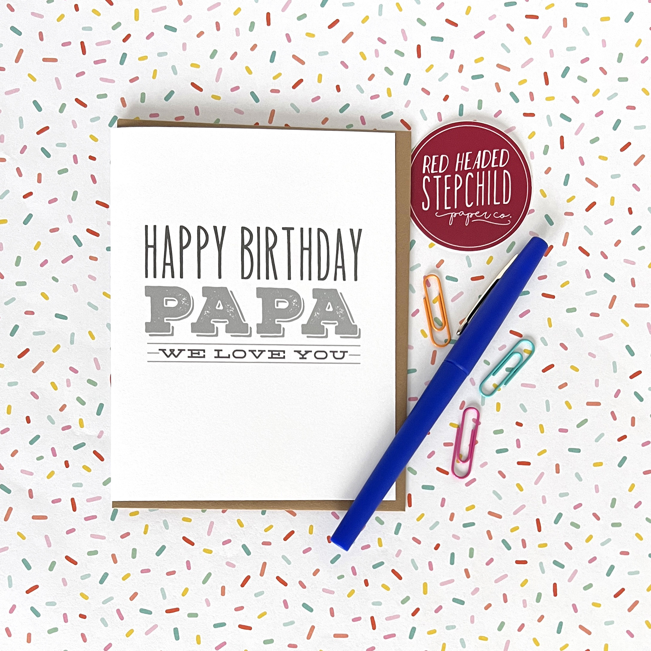 Happy Birthday Papa Card | Love You Grandfather - Etsy