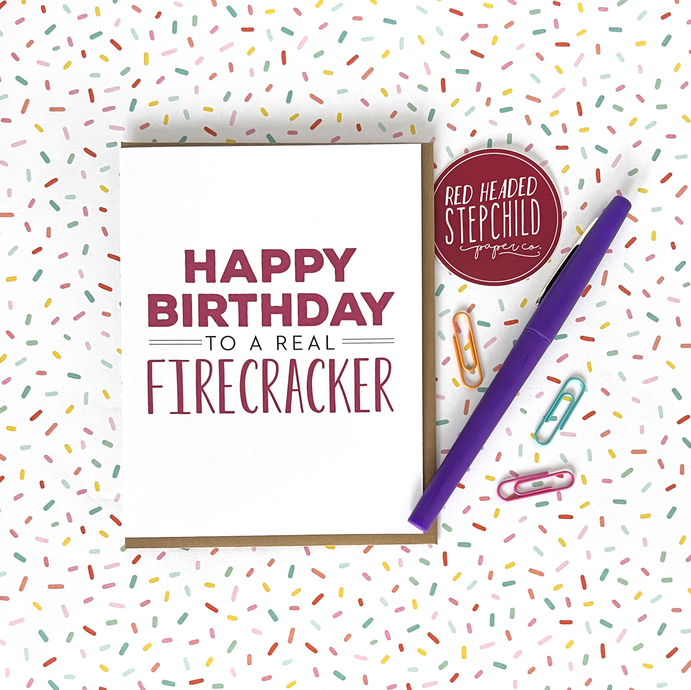 Happy Birthday Firecrackers