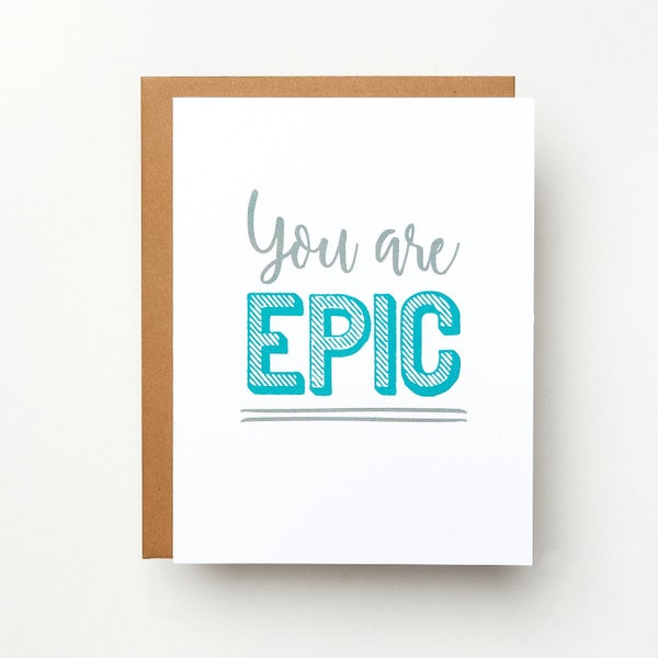 Epic Greeting Card - Etsy