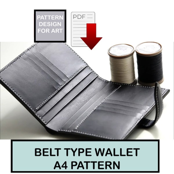 Biker Wallet Pattern - Etsy