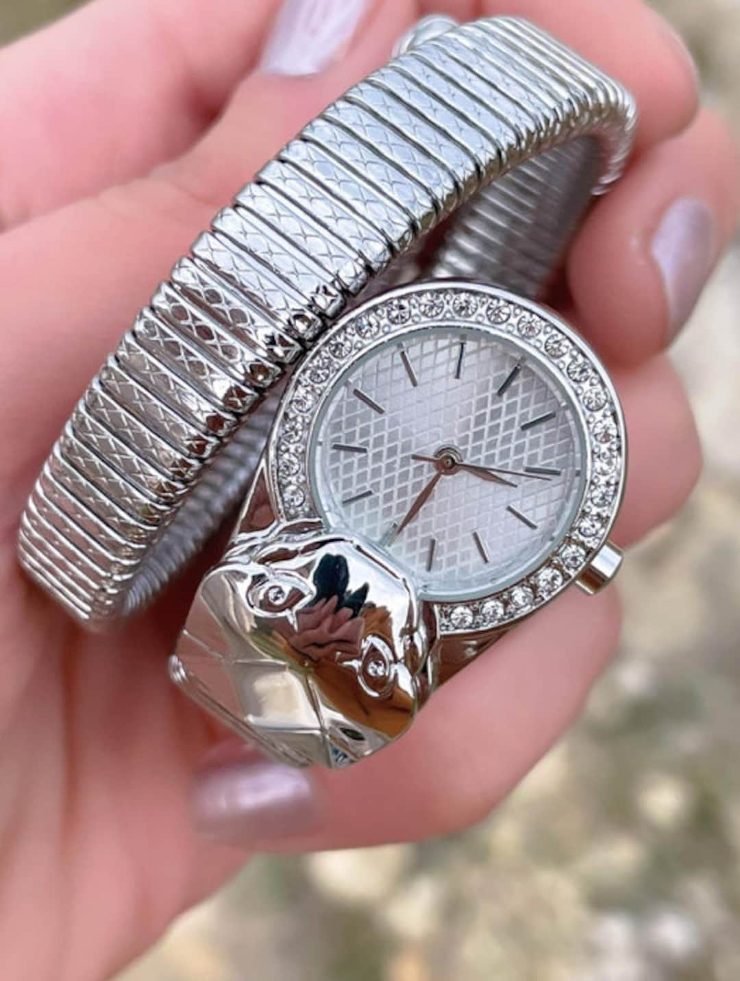 3 Different Color Luxury Snake Model Wristwatch, Luxury Wristwatch ...