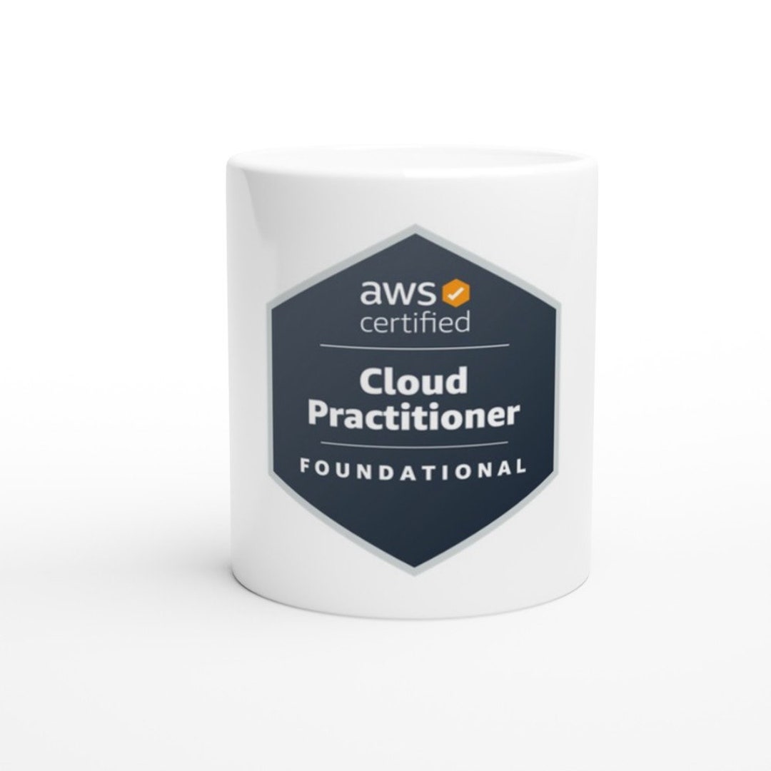 AWS Cloud Basics Certified & Caffeinated Cloud Practitioner Mug - Etsy