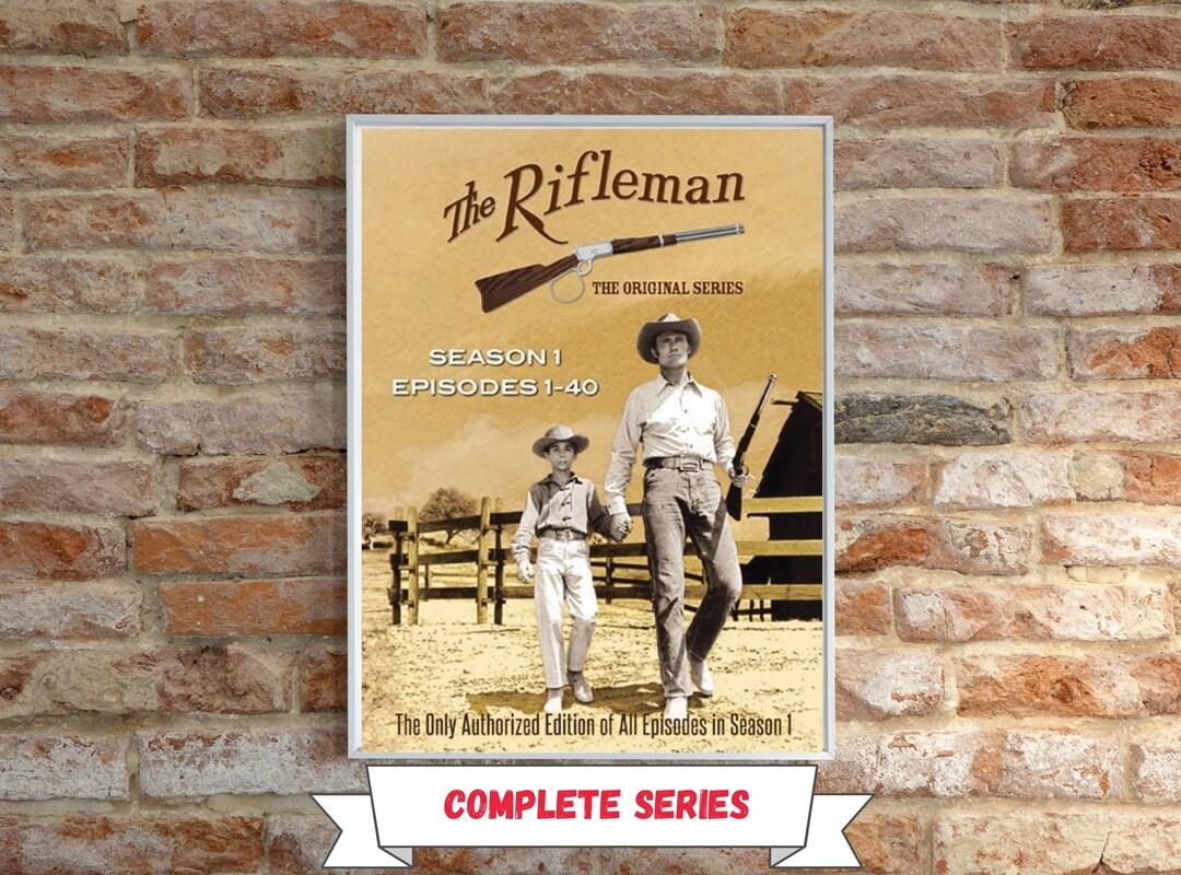 The Rifleman Complete Series All 5 Seasons DVD Quality Digital Download ...