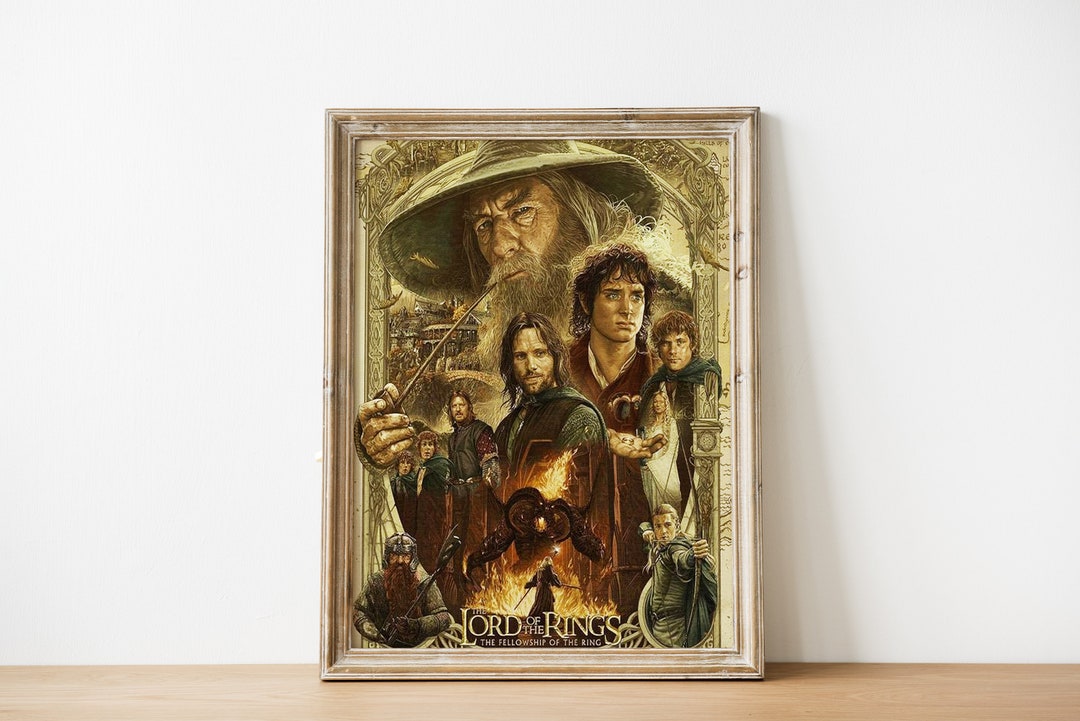 The Lord of the Rings Poster,movie Poster ,series Poster,home Decor ...