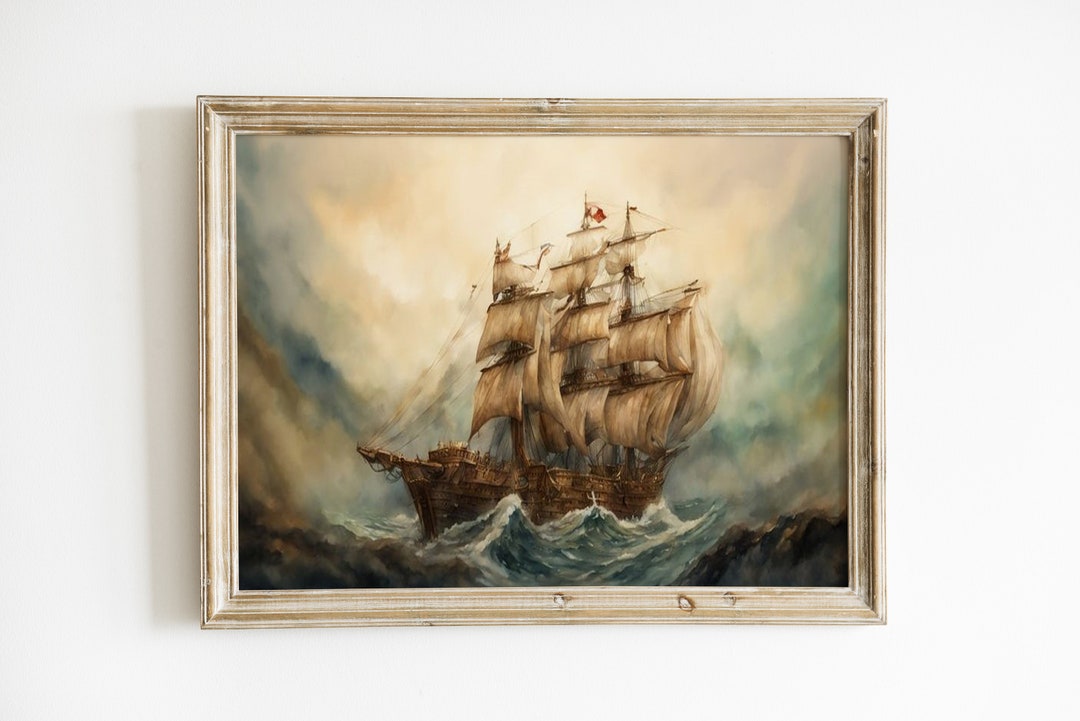 Narnia Ship İnspired Art Print,voyage of Dawn Treader,narnia Art ...