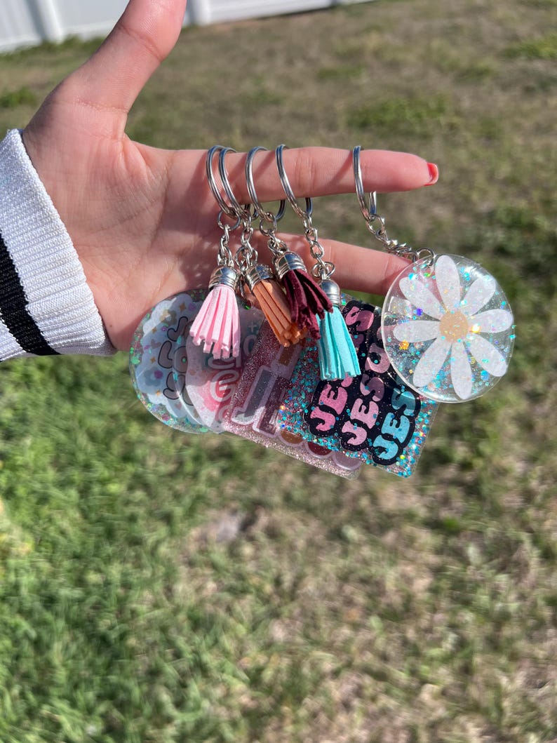 Personalized Acrylic Keychains, Christ Centered Keychains - Etsy