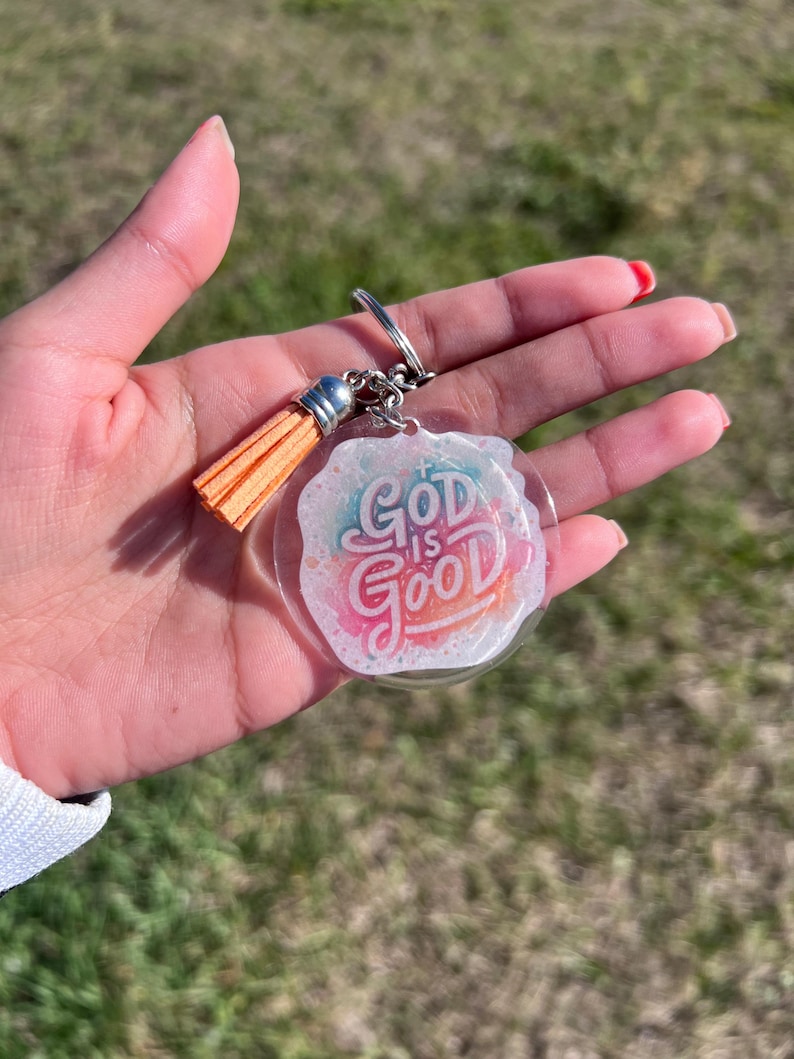 Personalized Acrylic Keychains, Christ Centered Keychains - Etsy