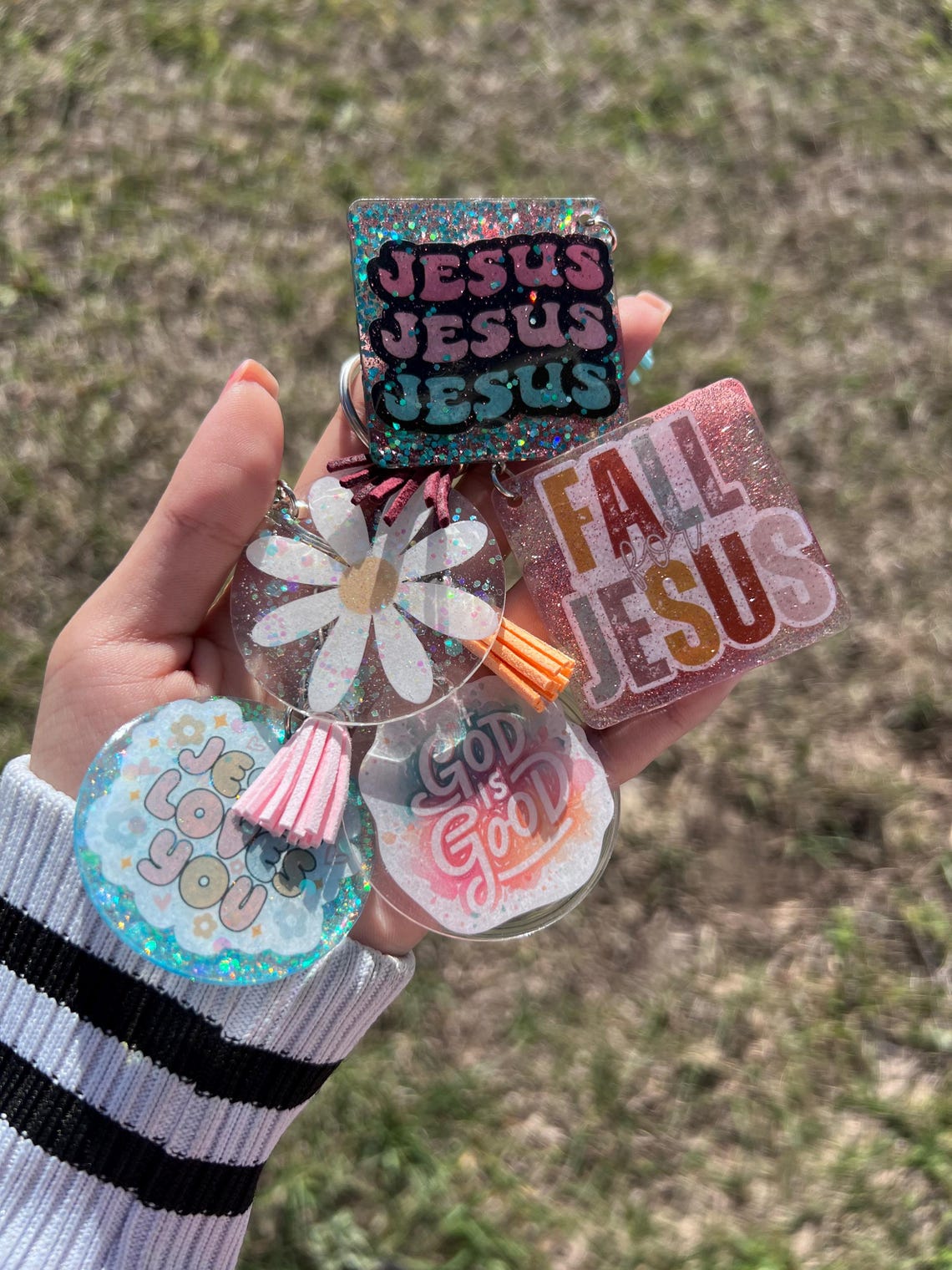 Personalized Acrylic Keychains, Christ Centered Keychains - Etsy