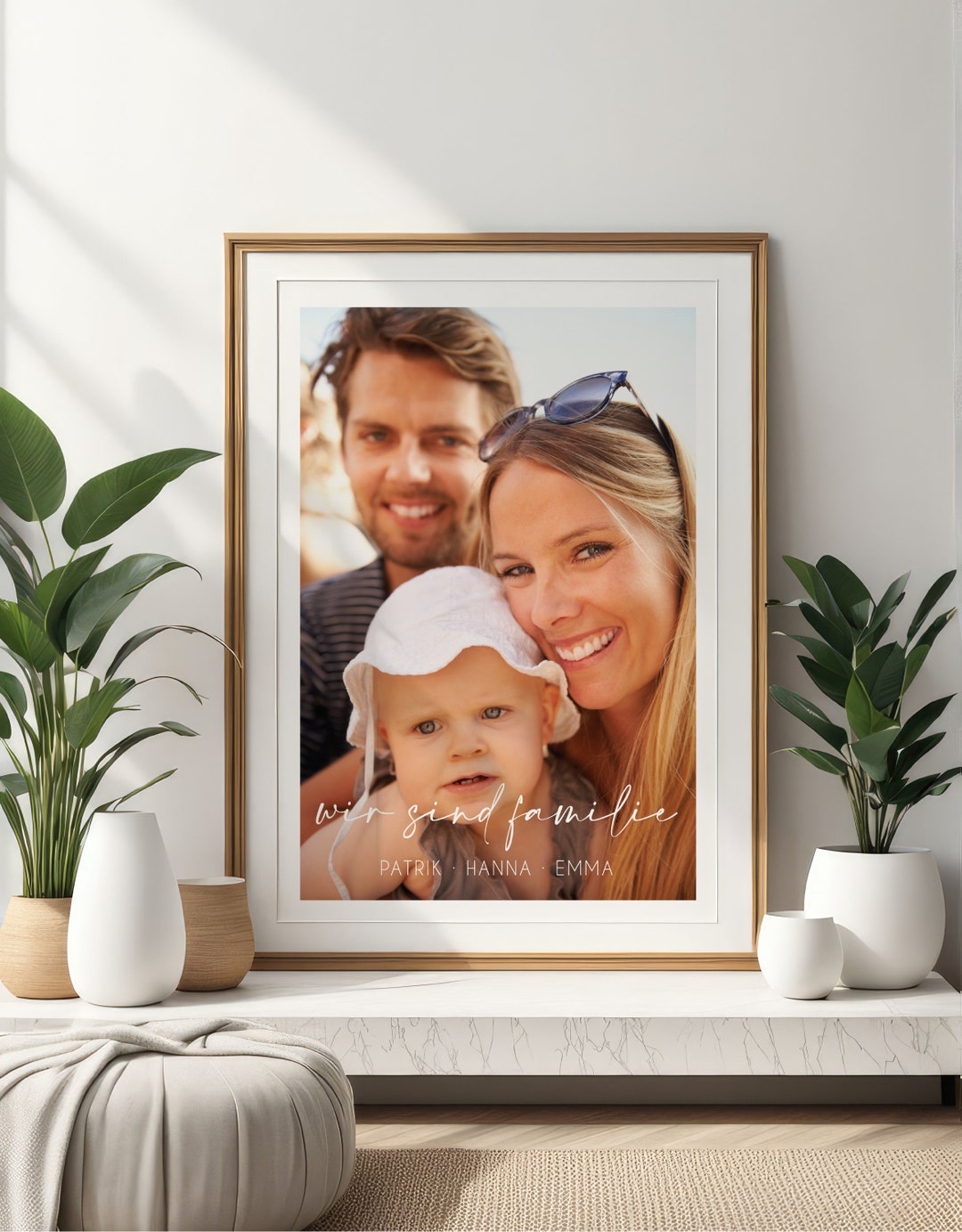 Personalized Family Poster With Photo & Text, Gift, Mother's Day ...