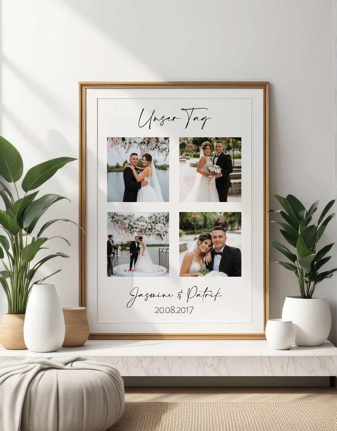 Personalized Family Poster With Photo & Text, Gift, Mother's Day ...