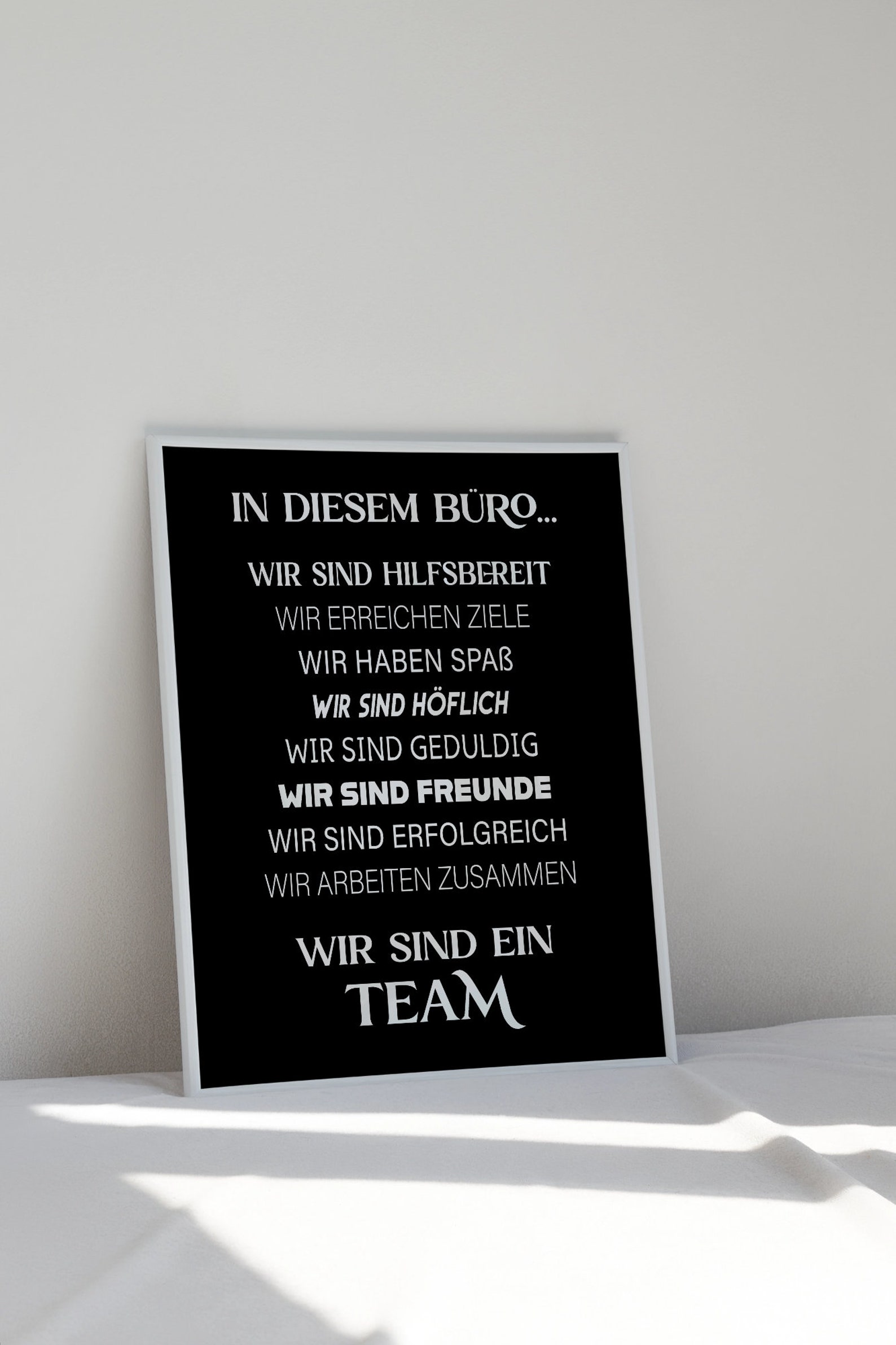 Office Poster Team Team Rules Office Rules Motivation Poster Prints ...