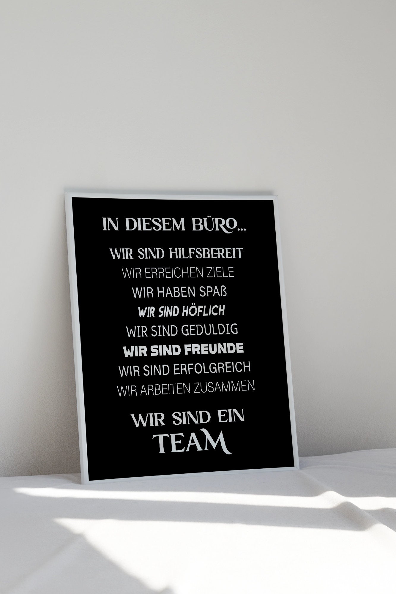 Office Poster Team Team Rules Office Rules Motivation Poster Prints ...