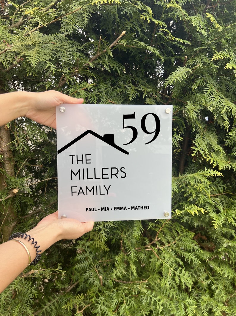 Personalized Door Signs for Your Family, Door Signs With Mounting ...