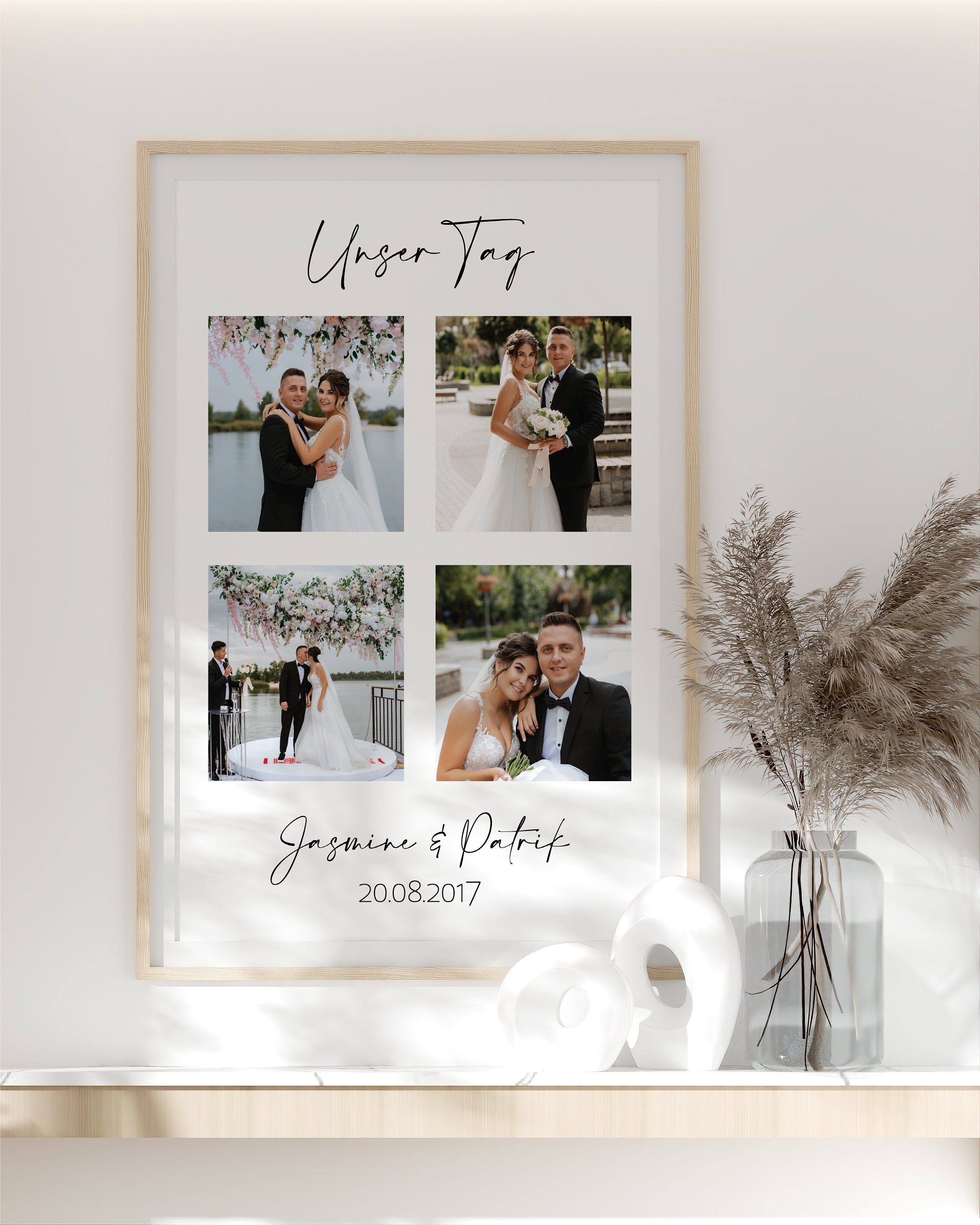 Personalized Family Poster With Photo & Text, Gift, Mother's Day ...