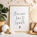 Poster you Were Born to Sparkle Gift Prints Mural Decoration Family - Etsy