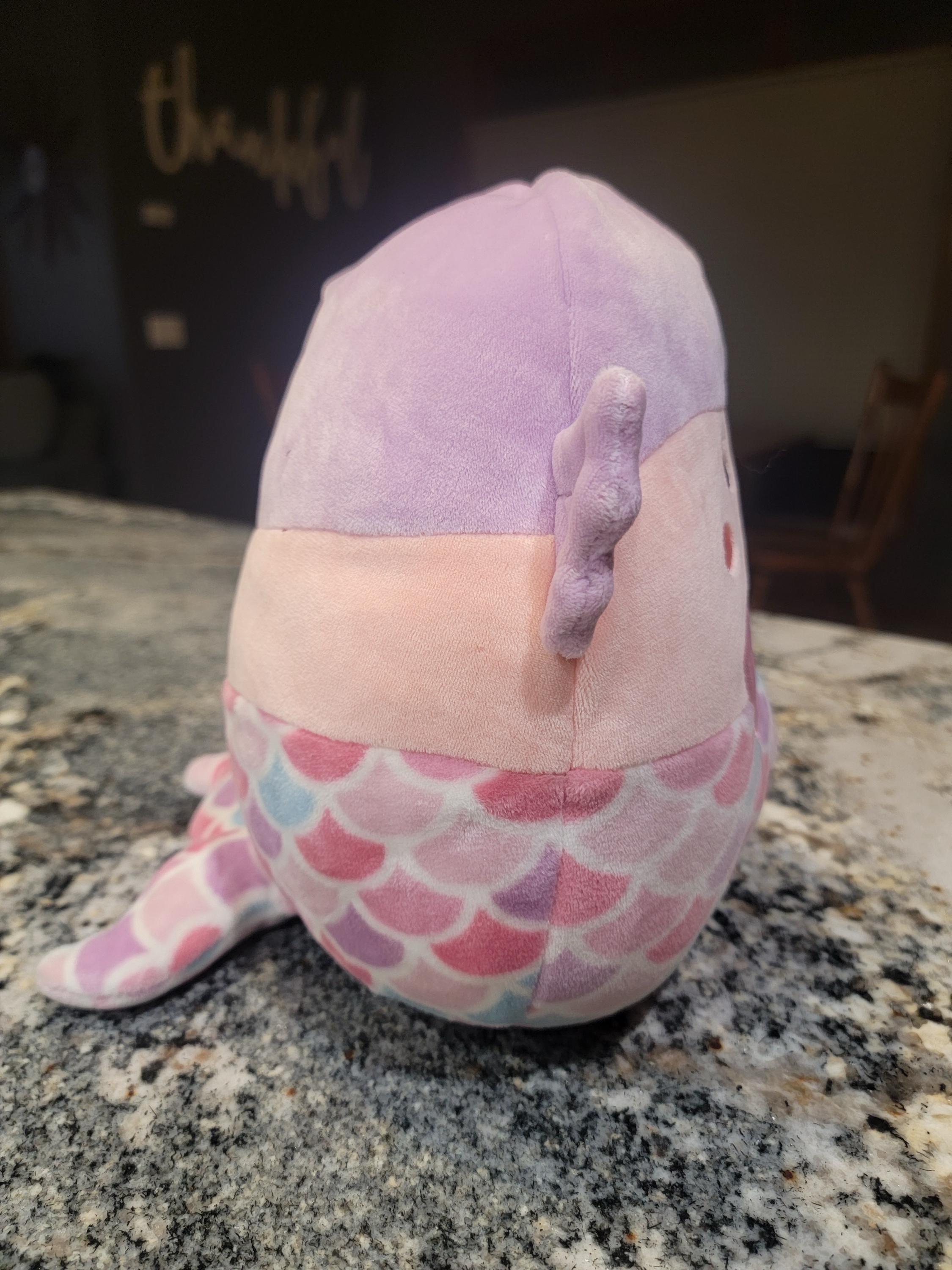 Denise the Mermaid Squishmallow Plush 8” Purple Hair Pink Sparkle - Etsy
