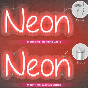 Custom Retail Business Neon Signage Shop Neon Sign LED Lights ...