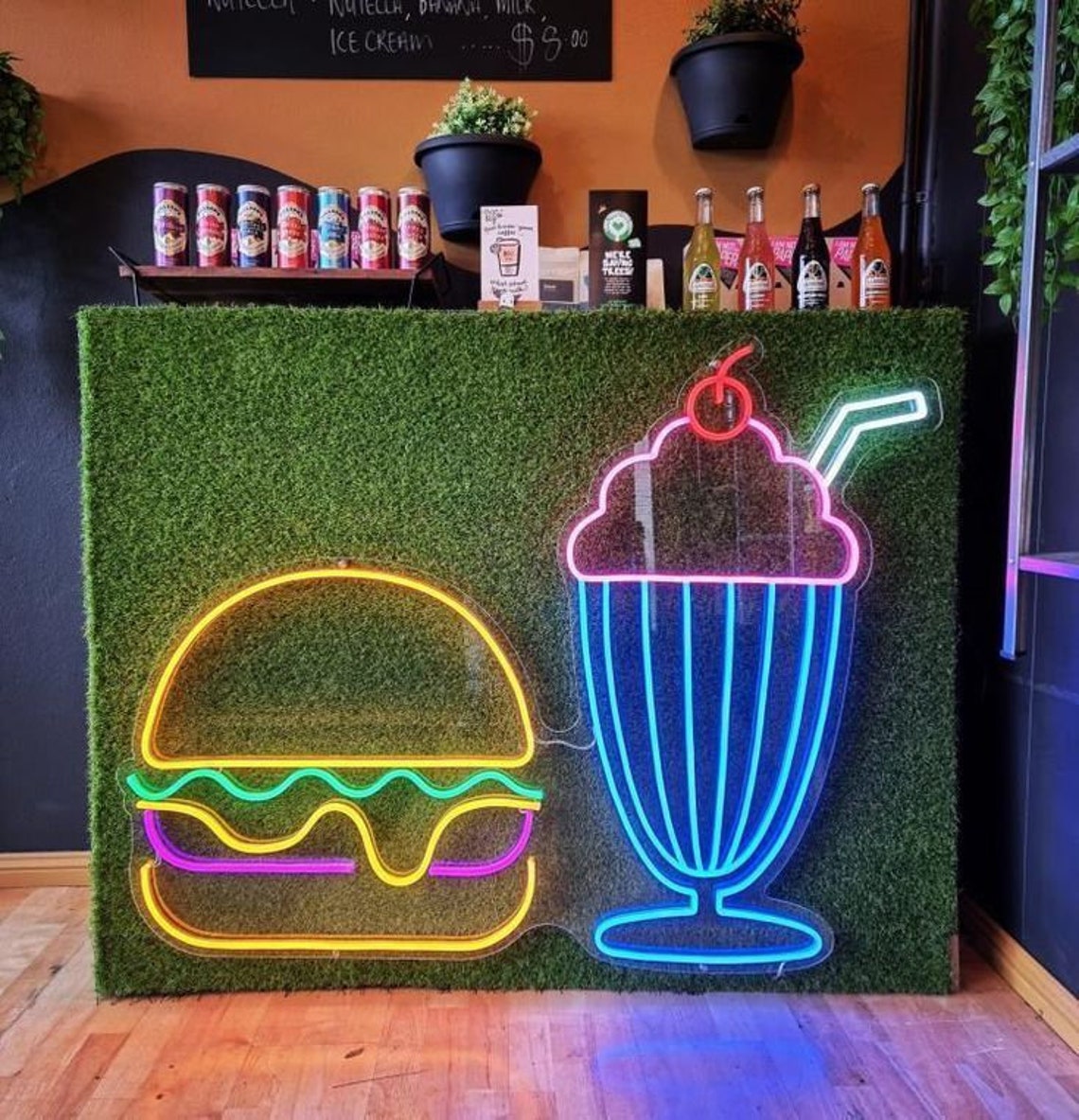 Custom Retail Business Neon Signage Shop Neon Sign LED Lights ...