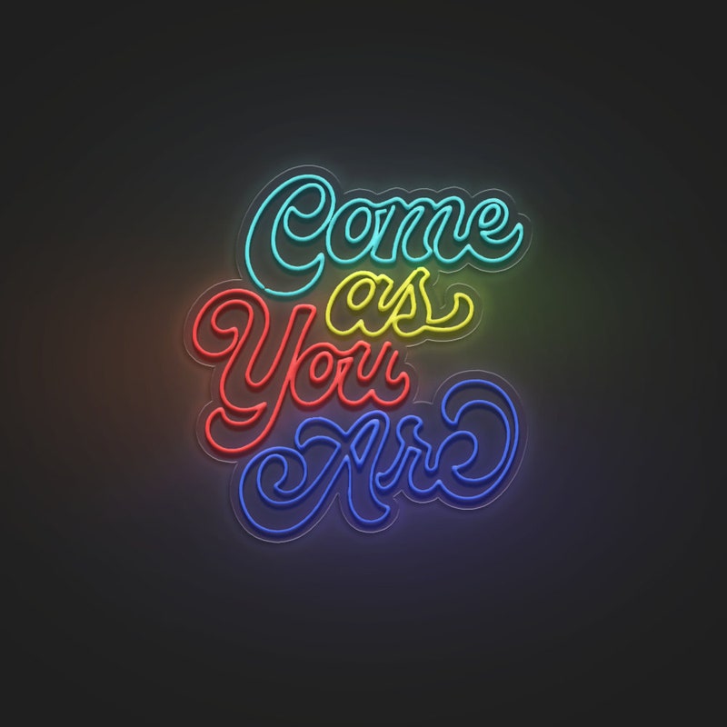 Come as You Are Sign - Etsy