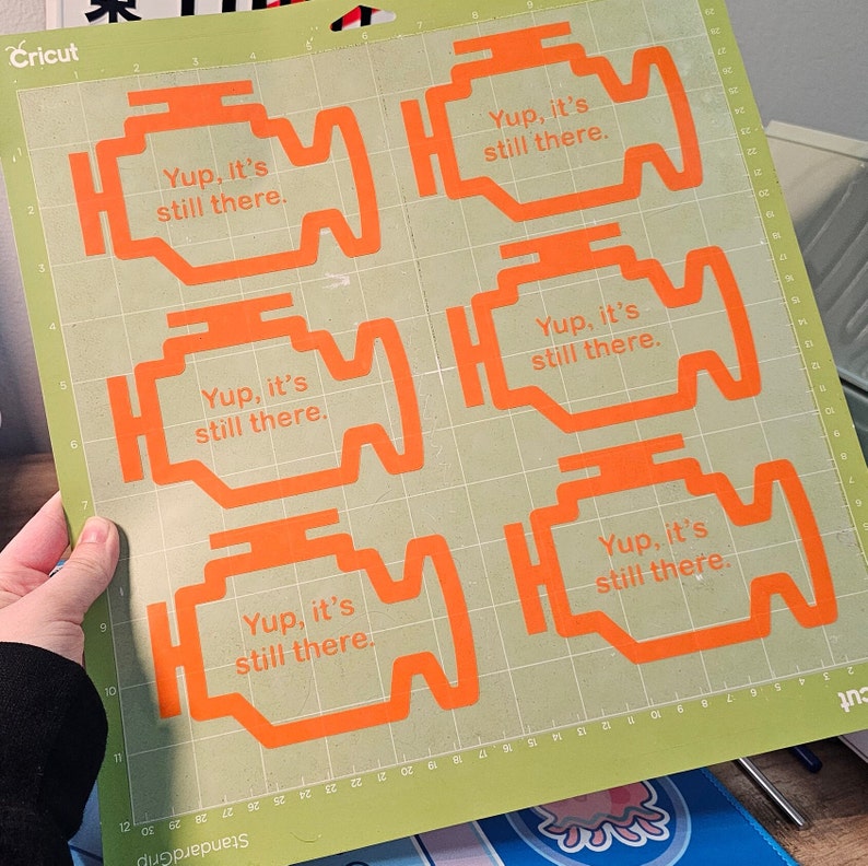 Check Engine Light Decal - Etsy