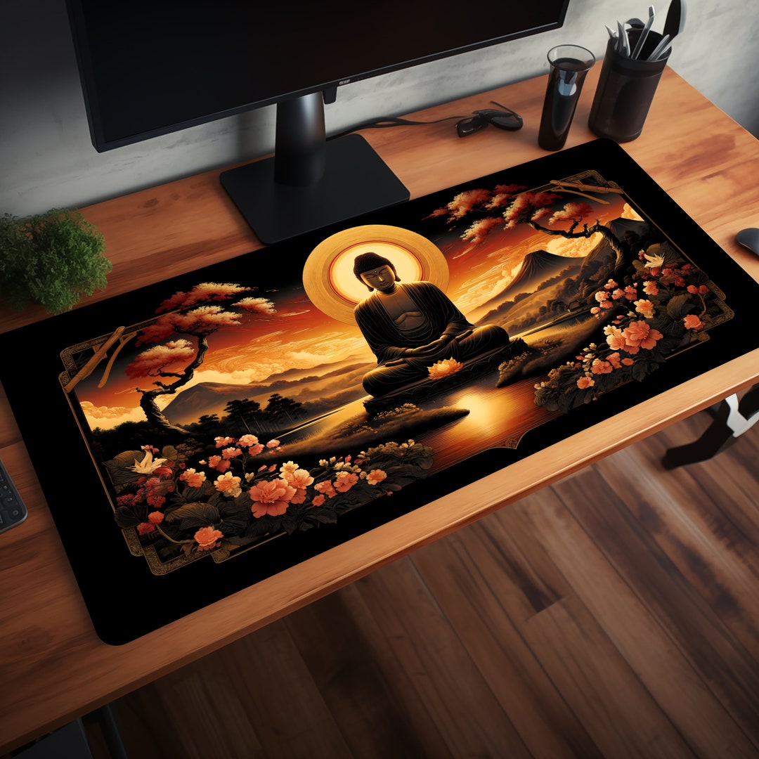 Buddhism Spirit Gaming Mousepad - High Quality XXL Mouse Pad - Printed ...