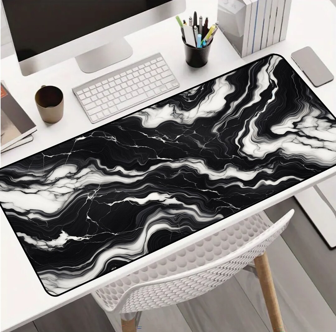 Dark Marble Gaming Mousepad - High Quality XXL Mouse Pad - Printed ...