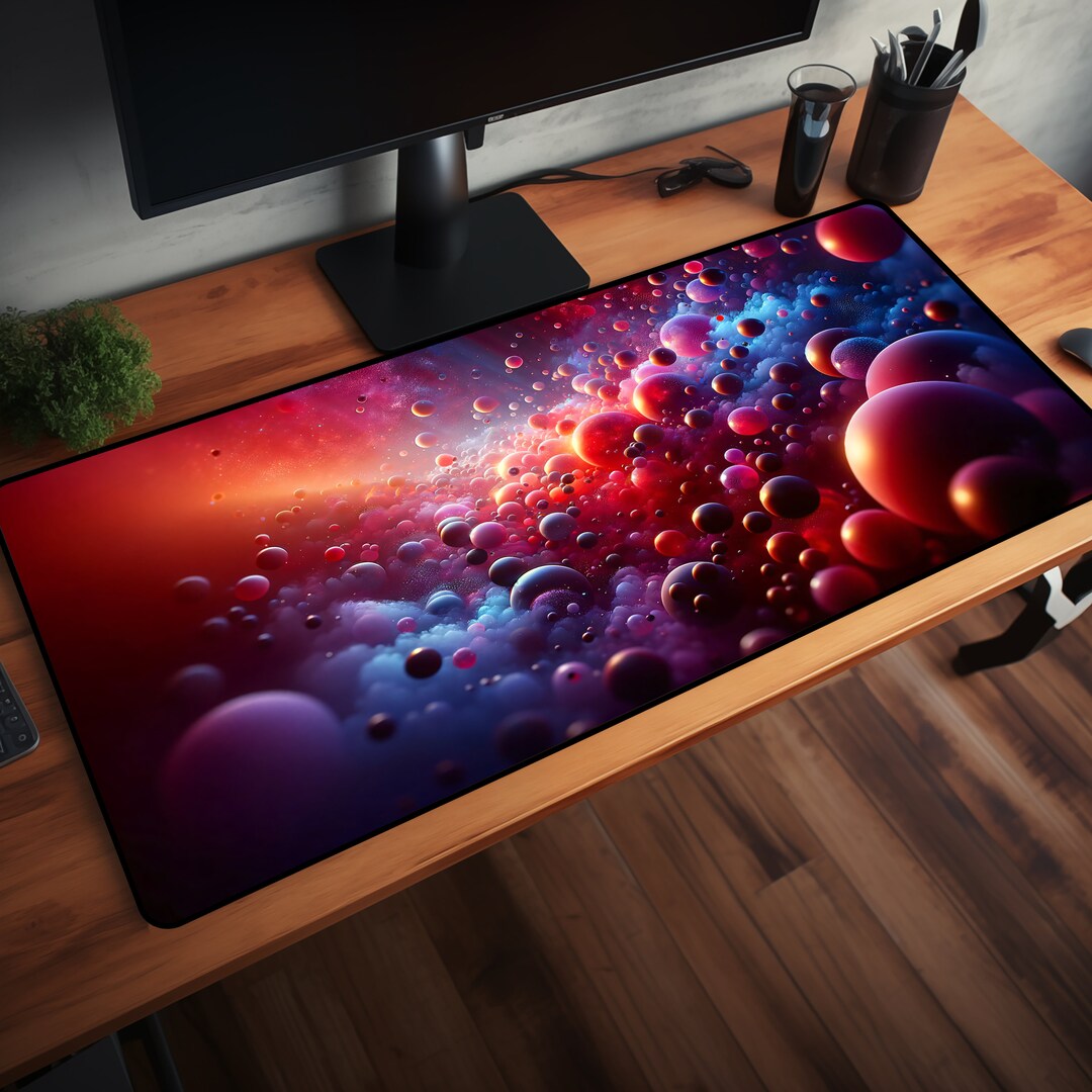 Magical Bubbles Gaming Mousepad - High Quality XXL Mouse Pad - Printed ...