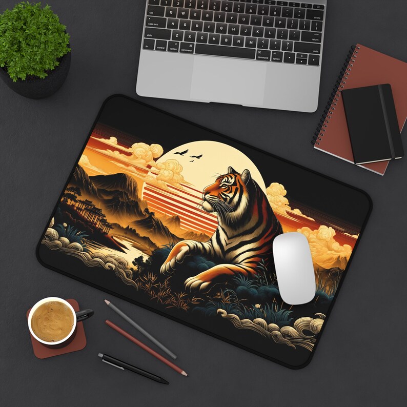 Tiger Elegance Gaming Mousepad - High Quality XXL Mouse Pad - Printed ...