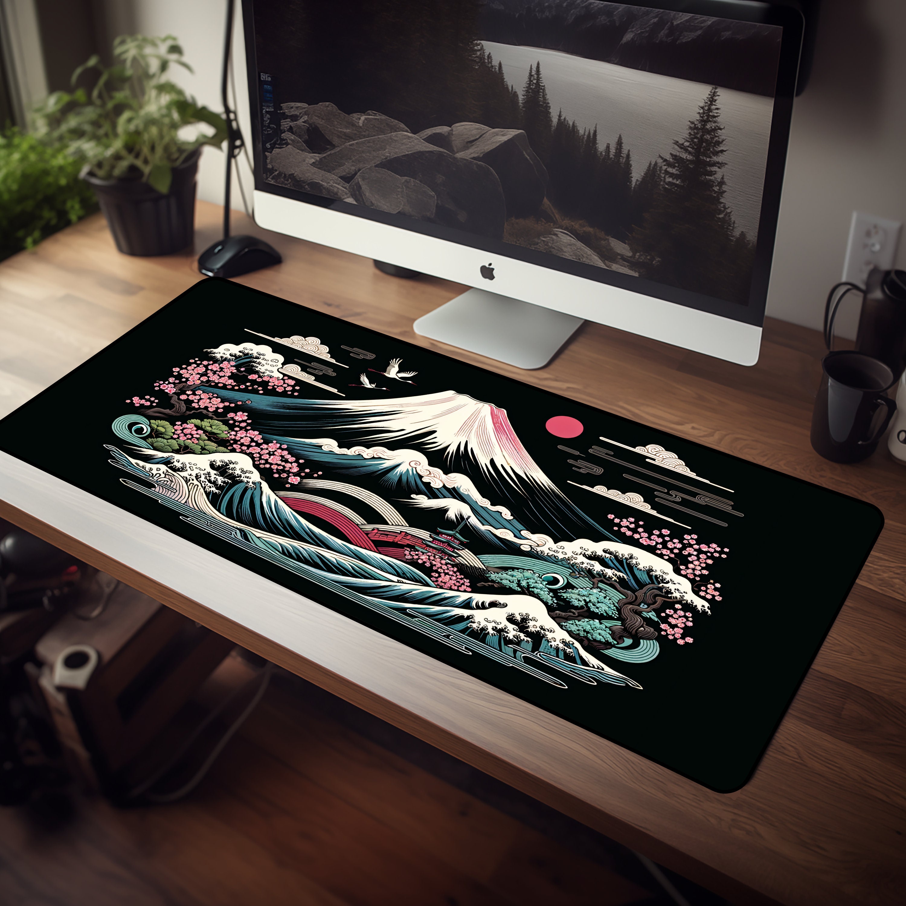 Fuji Mountain Japan Gaming Mousepad - High Quality XXL Mouse Pad ...