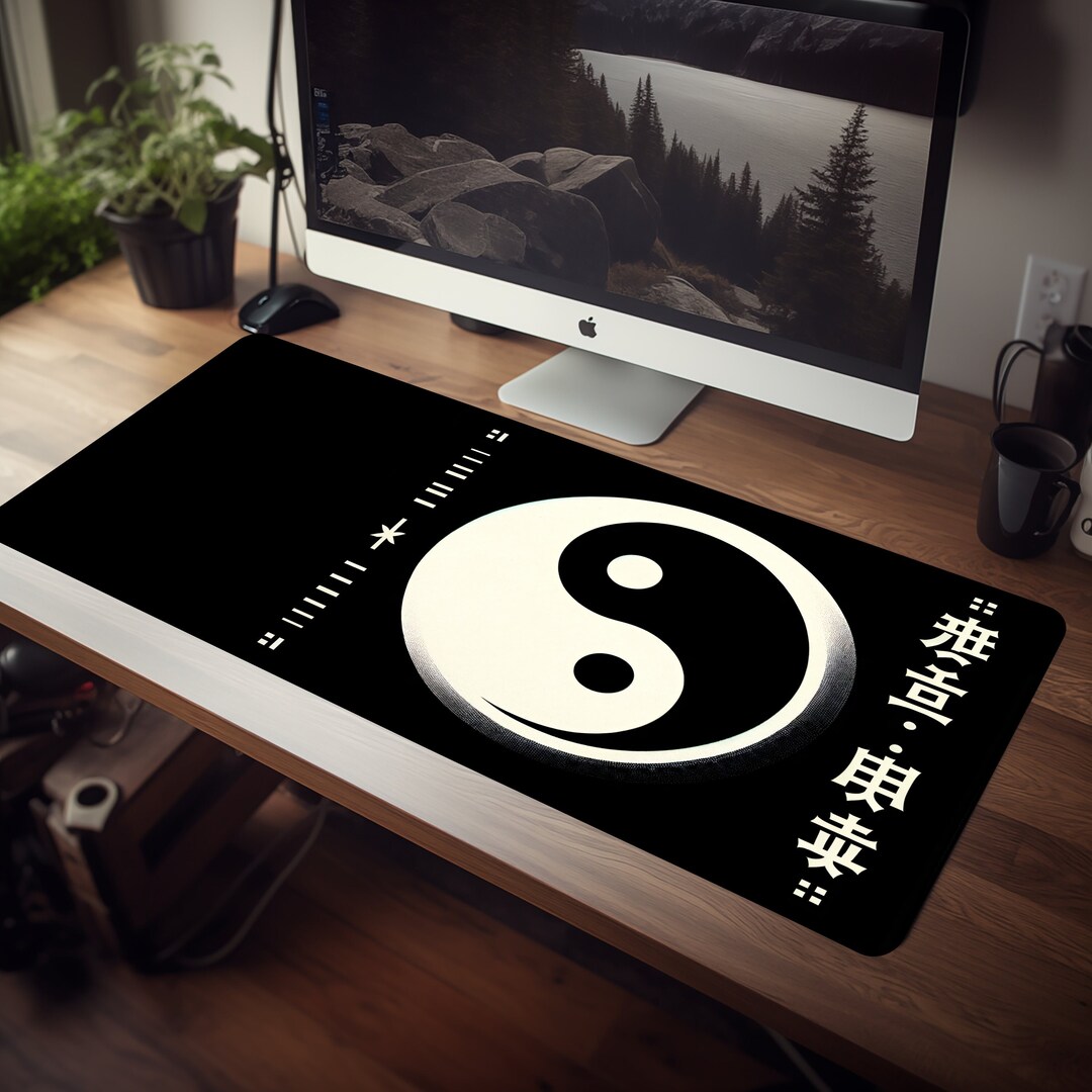 Yin and Yang Gaming Mousepad - High Quality XXL Mouse Pad - Printed ...