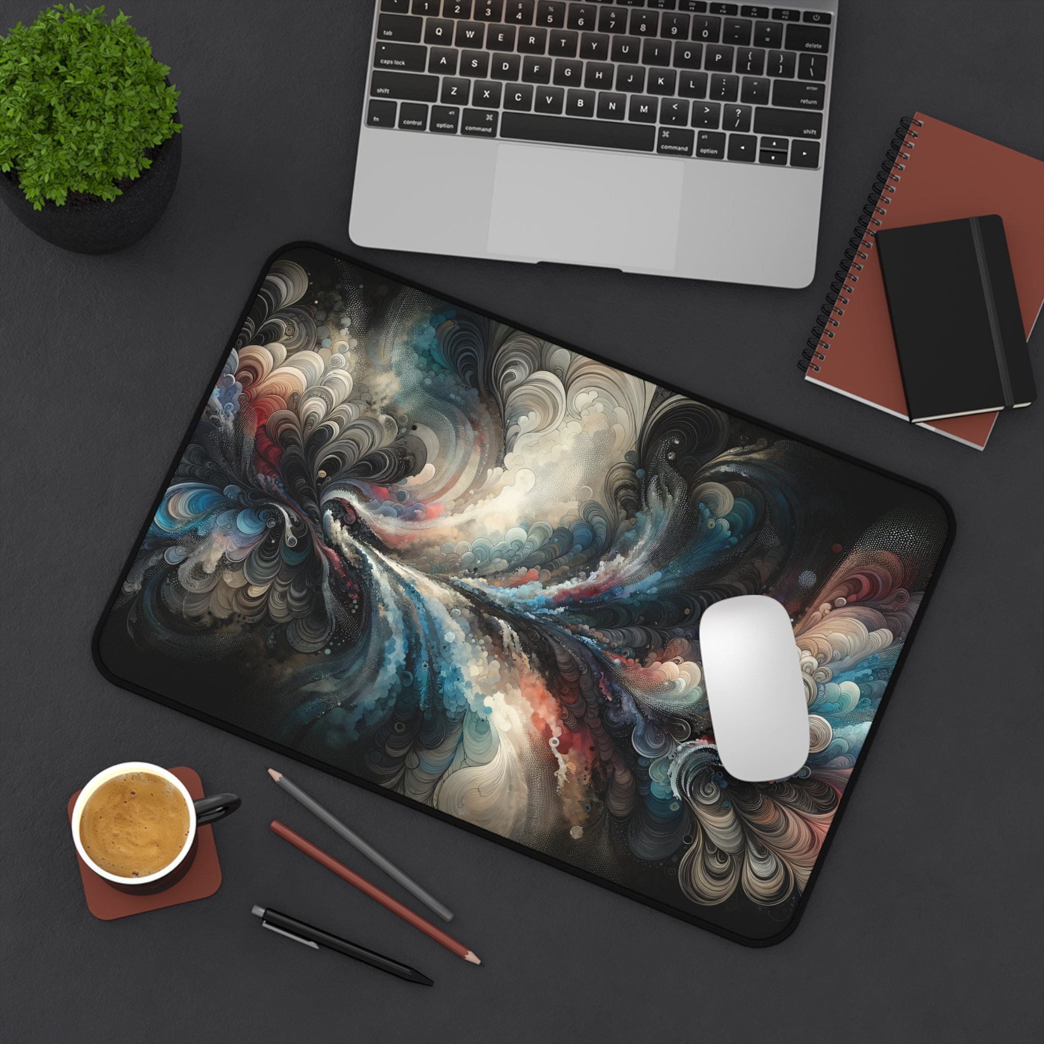 Colorful Watercolor Art Gaming Mousepad High Quality XXL Mouse Pad ...