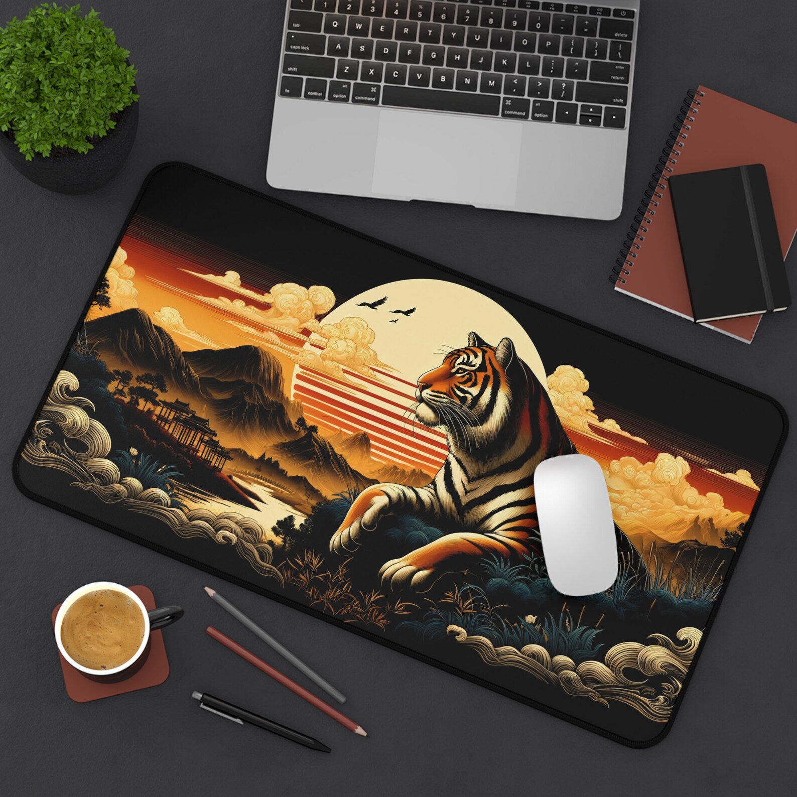 Tiger Elegance Gaming Mousepad - High Quality XXL Mouse Pad - Printed ...