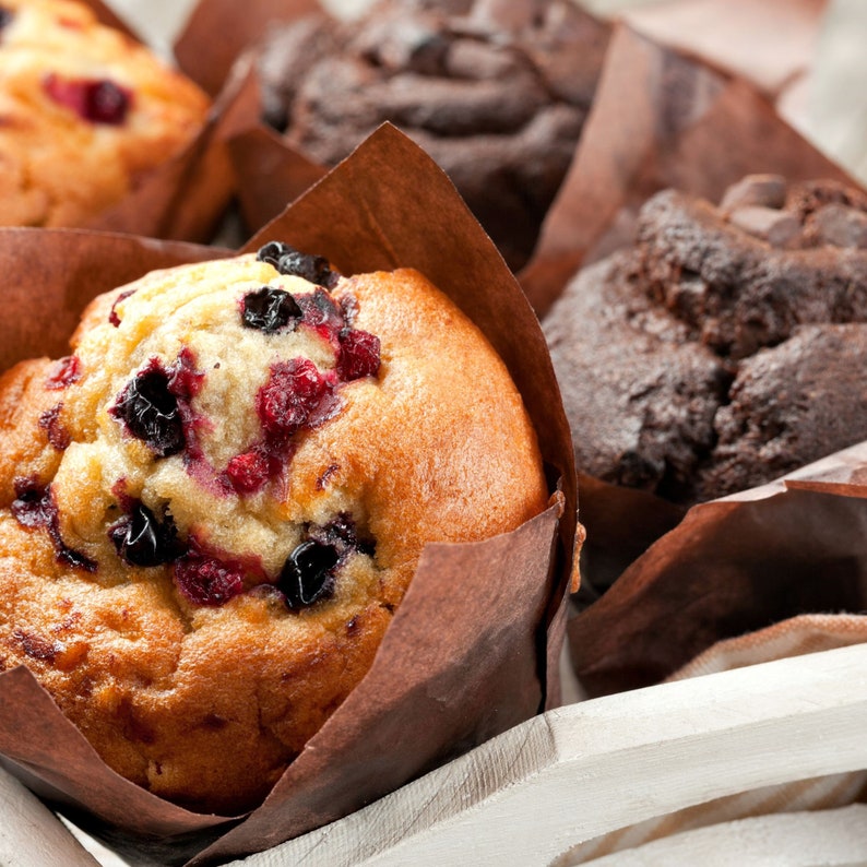 Recipe Universal Muffin PDF Instant Digital Download Gluten-free and Vegan Option Brunch Recipe ...