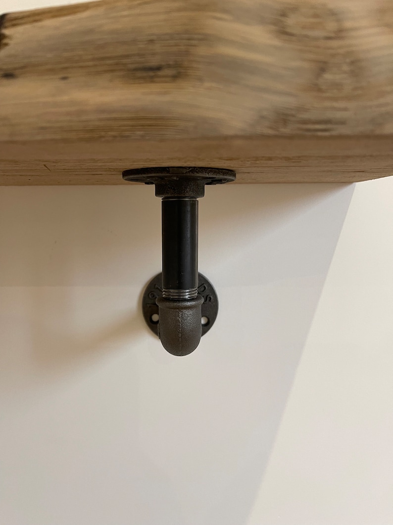 Robust and Elegant Industrial Style Cast Iron Shelf Support Set ...
