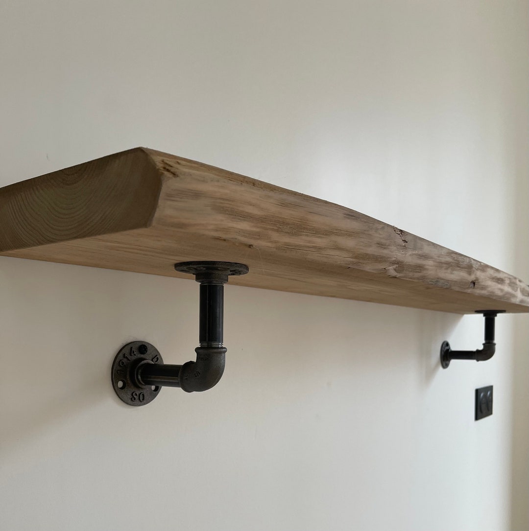 Robust and Elegant Industrial Style Cast Iron Shelf Support Set ...