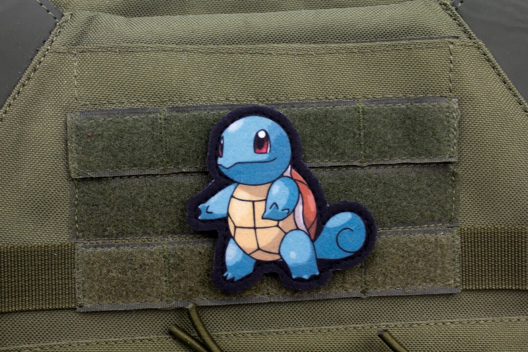 Squirtle Pokemon Hook and Loop Anime Patch - Etsy